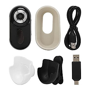 Airshi Body Camera, Rugged Sports Camera 1080P HD Outdoor Portable 30fps Image Clip Design for Hiking (Black)