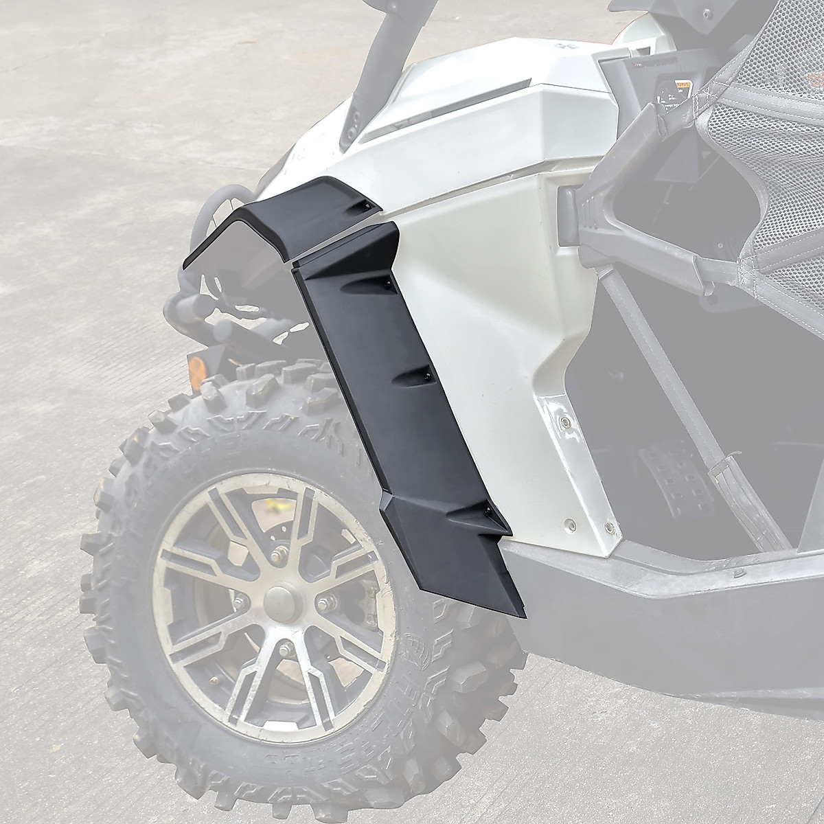 SAUTVS Extended Fender Flares Mud Flaps Wider XXL Mud Guards Extension for Can-Am Commander & Commander Max 800 1000 2011-2020 Accessories (8PCS, Replace 715002451, 715001013)