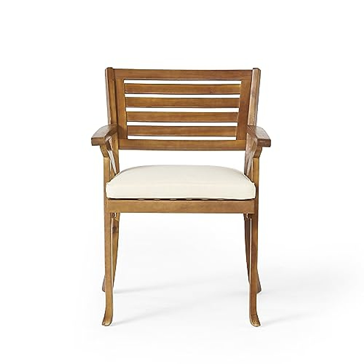 Christopher Knight Home Hermosa Acacia Wood Dining Set, 5-Pcs Set, Teak Finish