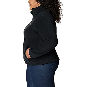 Columbia Womens Benton Springs Full Zip Fleece, Black, X-Large