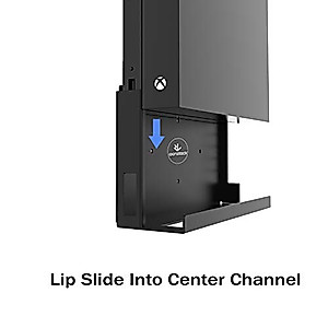 Monzlteck WX-X Wall Mount for Xbox ONE X, Steel Mount Wall Holder Bracket for Xbox 1X,Near or Behind TV