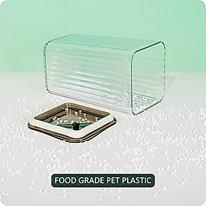 Annaklin Airtight Food Storage Containers for Pantry 6 Pack, Kitchen Storage Containers with Lids Airtight Stackable, Insect Proof, Pantry Organization and Storage Containers, Clear Canister Set
