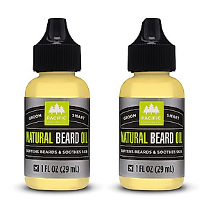 Pacific Shaving Company Natural Beard Oil 1 oz (Pack of 2)