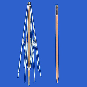 AMMSUN 7.5ft Heavy Duty Beach Umbrella with Fringe Tassel windproof UPF 50+ Blocks UV Commercial Grade White Boho Beach Umbrella with Air Vent Premium Wood Pole & Carry Bag