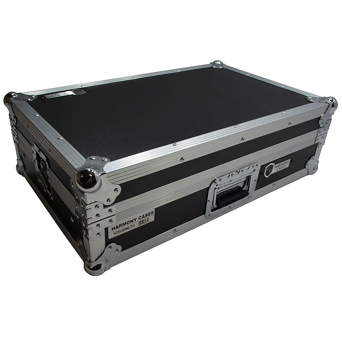 Harmony Audio HCDDJ800WLT1U Flight Glide Laptop Stand DJ 1U Rack Case Compatible with Pioneer DDJ-800