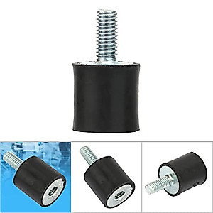 4PCS M3/M5/M6 Rubber Studs Shock Absorber Anti-Vibration Isolator Mounts,Rubber Mount for Pump,Generator,Engine,Compressor, Motors(VD15*15 M5*12)