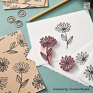 Speedball Block Printing Baren - Comfortable Wooden Handle, Made in the USA - 4 Inches