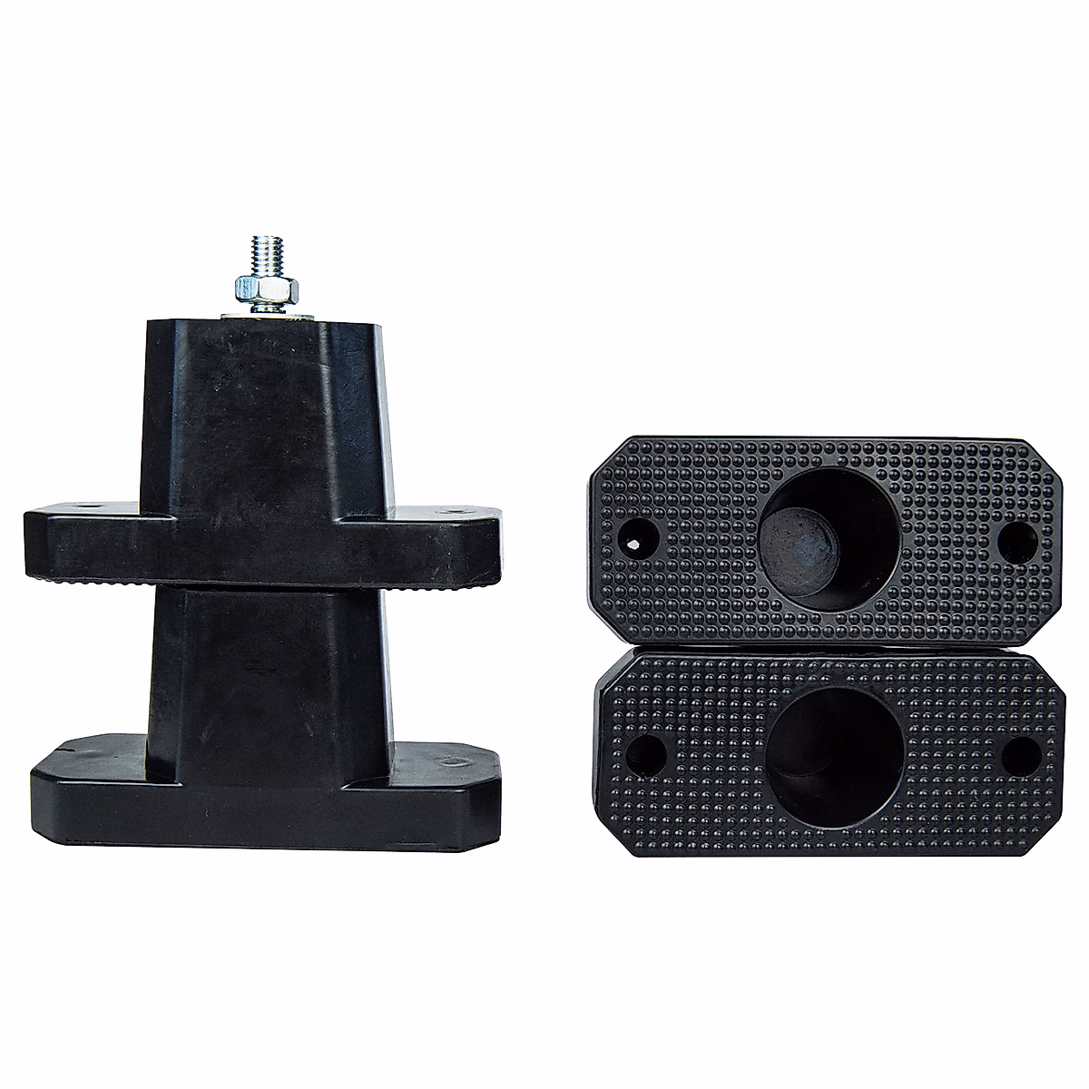 4 Pack Air Conditioner Shock Pad - Rubber Vibration Isolator Mounting Bracket for Outdoor Units Mini Split & HVAC & Central Air Conditioner Accessories