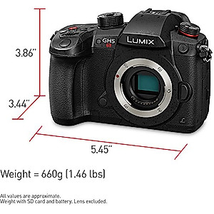 Panasonic Lumix DC-GH5S Mirrorless Micro Four Thirds Digital Camera DC-GH5S - Gold + Level Bundle