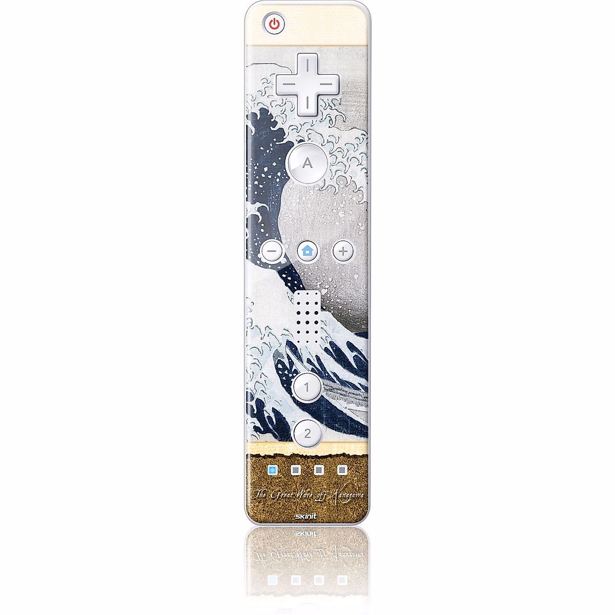 Skinit Decal Gaming Skin Compatible with Wii Remote Controller - Originally Designed The Great Wave Off Kanagawa Design
