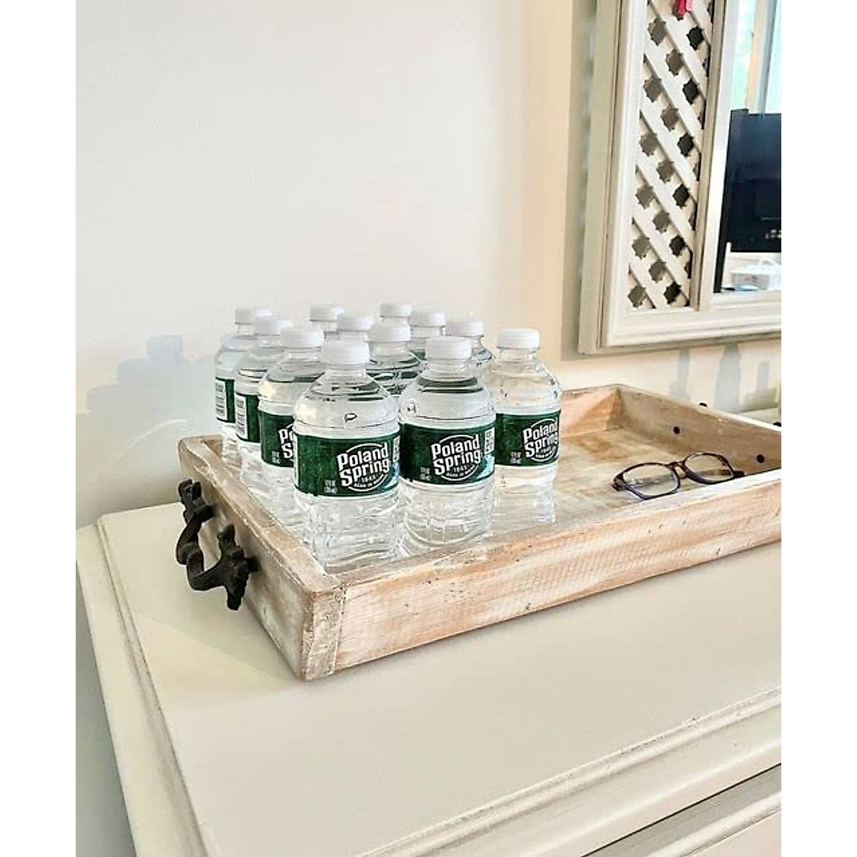 Poland Spring 100% Natural Premium Spring Water - Small, Mini 8 Fl Oz Bottles | Pack of 24