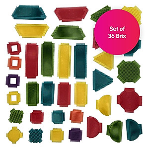 Edushape Young Brix Play Blocks, 36 Piece