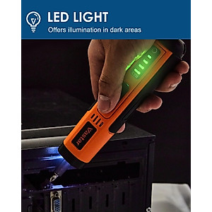 Vastar 4.2V Electric Screwdriver Kit, 4 Torque Settings, 49 in 1 Cordless Rechargeable Screwdriver with LED Light, 35 CRV Steel Screwdriver Bits, 8 Sockets, Magnetic Hex Chuck, Bit Holders