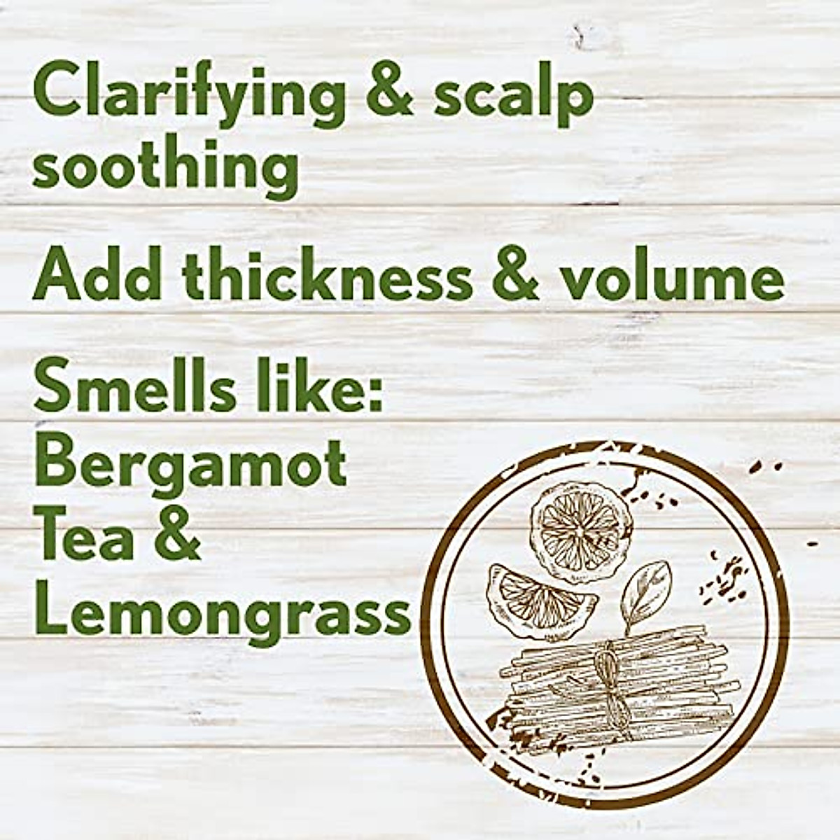 Aveeno Fresh Greens Shampoo + Conditioner with Rosemary, Peppermint & Cucumber to Thicken & Nourish, Clarifying & Volumizing Shampoo for Thin or Fine Hair, Paraben-Free, 12 Fl Oz