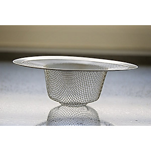 Mesh Sink Strainer, Prevents Sink Clogging From Food & Hair, Great for Stainless Steel Sinks, Set of 2