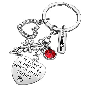 Teacher Appreciation Gifts for Women - Teacher Valentines Christmas Gifts, Thank you gifts for Teacher, It Takes A Big Heart To Teach Little Minds