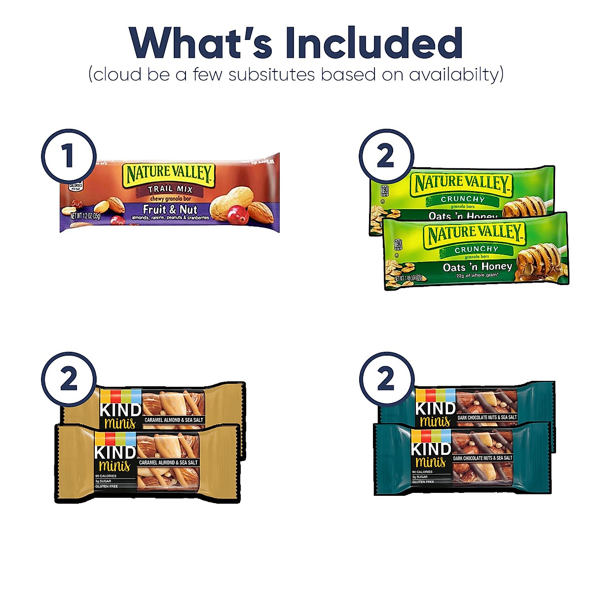 Ultimate Healthy Snacks Care Package (30 Count) - Bars & Nuts Variety Gift Basket