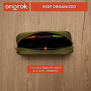 Carbon-lined Wallets with Combination Lock V 2.0 | 3" Sizes (Small, Medium, Large) Green | Large (6x11")