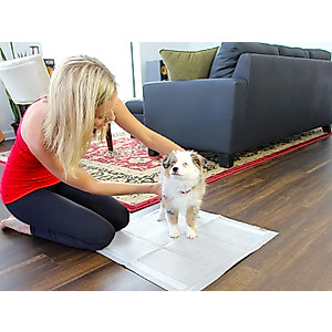 Top Dog White Puppy Pads, 60 Pack Deluxe Dog Training Pad with Extra Quick-Dry Advanced Polymer - Perfect for Puppy Housebreaking and as Potty Pads for Your Mature Pet