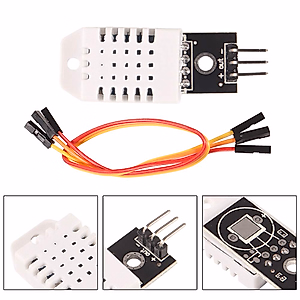ACEIRMC 6pcs DHT22/AM2302 Digital Temperature and Humidity Sensor Module Temperature Humidity Monitor Sensor Replace SHT11 SHT15 for Arduino Electronic Practice DIY (DHT22)