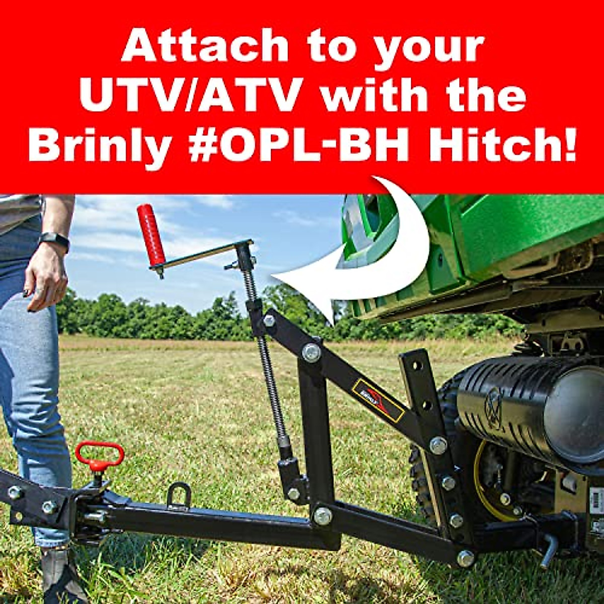 Brinly BB-562-A Sleeve Hitch Tow Behind Rear Blade, 42"
