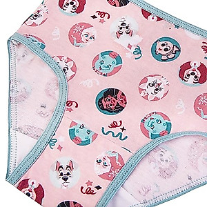 Disney Girls' Anniversary 100% Cotton 7pk Panties with Bambi, Pocahontas, Chipmunks, Elsa & More Sizes 2/3t, 4t, 4, 6, 8, 7-Pack Disney100