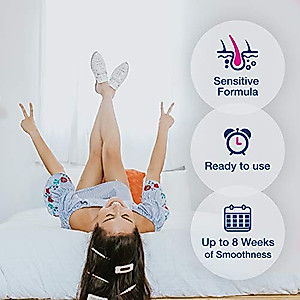 VEET Wax Strips Hair Removal Kit for Face, Underarms, Bikini, Dermatologically Tested, 20ct Wax Strips, 2 Sizes with Shea Butter & 4ct Wipes for At Home Waxing