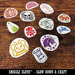 Music Eighth Note Temporary Tattoo Water Resistant Fake Body Art Set Collection - Black (One Sheet)