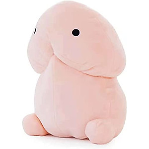TBATQUIL Funny Plush Pillow Toys 3D Cartoon Fashion Stuffed Novelty Pillow Funny Festival Gift(20cm)