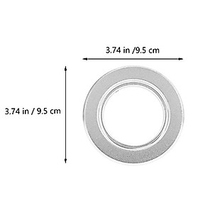 balacoo 5pcs Bird House Predator Guards Stainless Steel Rings Excludes Different Bird Species and Protects The Entry Hole 75mm