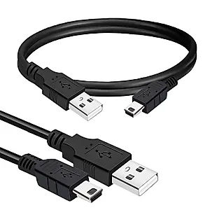 BRENDAZ Mini USB Cable 15ft., Durable USB Mini to USB Charging Cord & Data Transfer Compatible with GoPro HERO4 Hero 3+, Garmin GPS, TI-84 Plus, TI84 Calculator, Dash Cam, DSLR Camera, USB Mic.