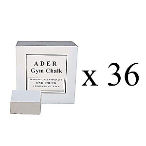 Ader Rock Climbing Chalk 36 Lbs (288 of 2 Oz Blocks)