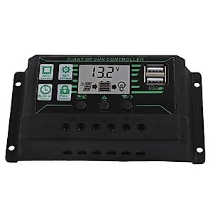 30W Solar Panel 30A Voltage Controller Kit Polycrystalline Silicon for 12V Car RV Boat Marine Trailer Polysilicon with Charge and Battery 12 Volt 10W Car, Boat, RV, Trailer,