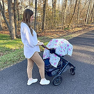 Muslin Swaddle Baby Blankets for Boys and Girls (Pack of 5), Newborn Baby Swaddles Receiving Blankets for 0-3 Months, Baby Essentials Gifts, Haus and Kinder Floral print Cotton Muslin Swaddle Blankets