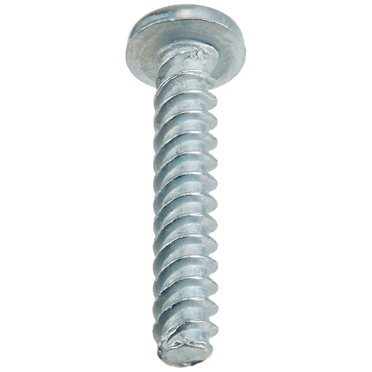 Small Parts 0310LPP Steel Thread Rolling Screw for Plastic, Zinc Plated, Pan Head, Phillips Drive, #3-24 Thread Size, 5/8" Length (Pack of 50)