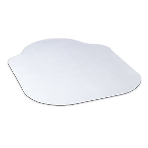 Evolve 36" x 48" Clear Office Chair Mat with Rounded Corners for Hard Floors, Made in The USA, 15150630