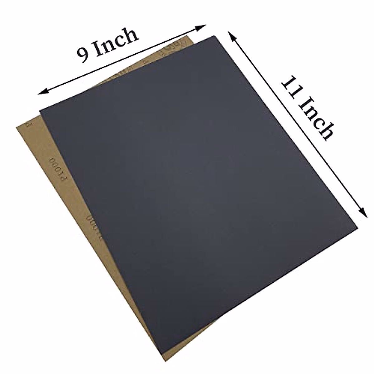 AutKerige 1000 Grit Wet Dry Sandpaper, 9 x 11 Inch Sanding Sheets, 15PCS Premium Silicon Carbide Sand Paper for Wood Metal Ceramic or Auto Polishing and Scratches Removing