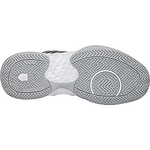 K-Swiss Women's Hypercourt Supreme Tennis Shoe, Black/White/Highrise, 11 M