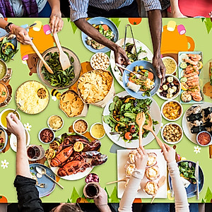 3Pcs Capybara Party Tablecloth Cute Capybara Birthday Table Cover Capybara Animals Party Decorations Plastic Disposable Rectangular Table Cloth Decor for Kids Birthday Baby Shower Animals Themed Party