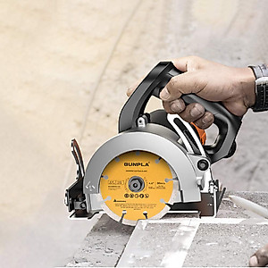 Gunpla 3 Pieces 4-1/2 inch Diamond Cutting Blade Continuous Segmented Turbo Rim Dry Wet Circular Saw Cutter Angle Grinder Disc 7/8 inch Arbor with Reducing Ring 5/8 inch for Tile Masonry