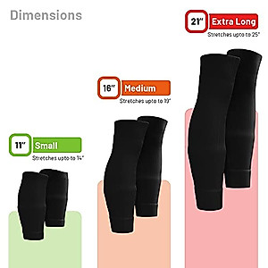 Tekkerz Leg Sleeve Compatible with Grip Socks Best Alternative to Soccer, Football, Hockey, Rugby Athletic Socks
