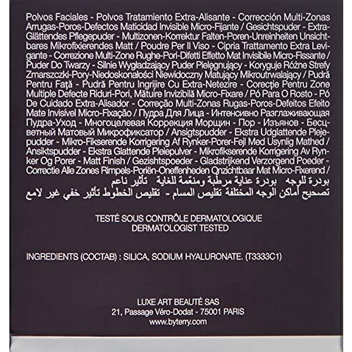 By Terry Hyaluronic Hydra-Powder | Colorless, Loose Face Setting Powder Infused with Hyaluronic Acid | 10g (0.35oz)