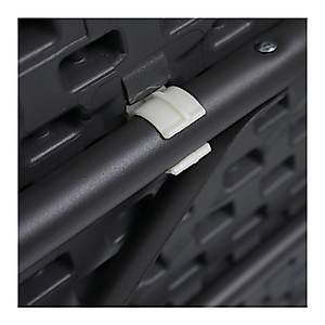 Iceberg IndestrucTable Too Bi-Fold Folding Table, Indoor/Outdoor, Commercial Grade, Charcoal, 60” W x 30” D x 29” H