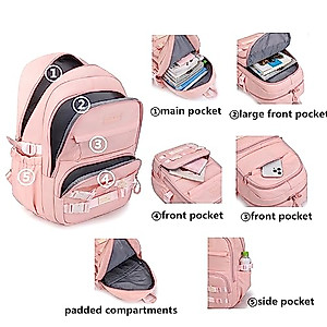 ZHANAO Girls Rolling Backpack Wheeled Backpack for Boys Trolley School Bags Kids Luggage Roller Backpack with Wheels