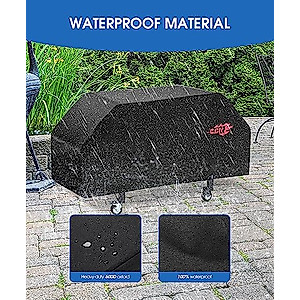 Griddle Cover for Blackstone Griddle, Epicmelody 36-inch 600D Heavy Duty Grill Cover for Outdoor Grill, Flat Top Grill Cover with Straps, Waterproof Grill Cover for Camp Chef and More 4-Burner Griddle