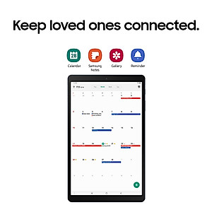 SAMSUNG SM-T510NZDFXAR Galaxy Tab A 10.1 64 GB Wi-Fi Tablet, Silver, 2019