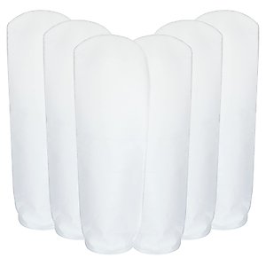 6 Pack Filter Socks 7 Inch Ring by 32 Inch Long 50 Micron Filter Bag, Felt Filter Socks for Aquarium, Industry, Chemical, Water Liquid Filter Bags