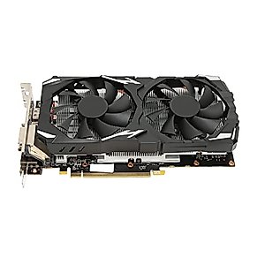 AMD Radeon RX 580 8GB GDDR5 256bit Gaming Graphics Card 8K 7000MHz 16 PCI Express 3.0 Video Card with Dual Cooling Fans, DP/HDML/DVI (2048SP Versions)