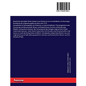 Geschichte des Nadir Schah, Kaysers von Persien (German Edition)