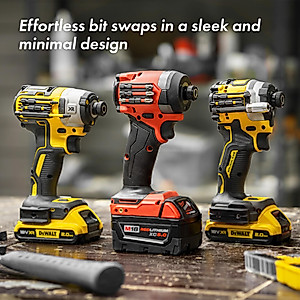 Simon Tools Magnetic Drill Bit Holder for Impact Drivers and Drills - Superior Hold with 3M Adhesive - Drill Accessory That Fits Most drills: Milwaukee, Dewalt, Makita, Klein, Bosch